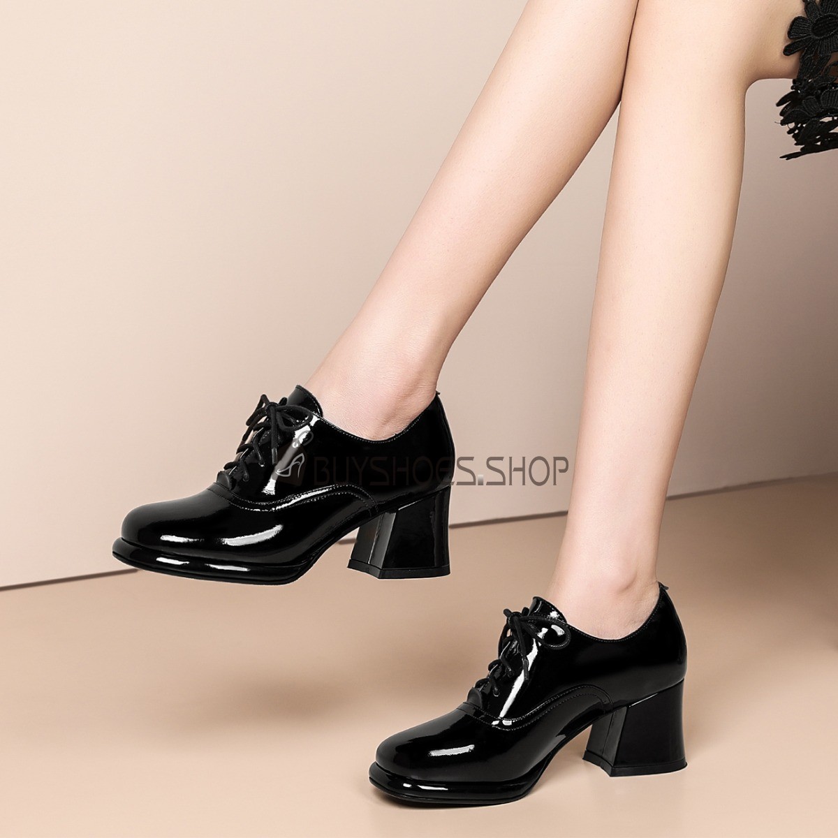 Cheap Round Toe Comfort Leather Mid Heel Classic Oxford Cheap Round Toe Comfort Leather Mid Heel Classic Oxford